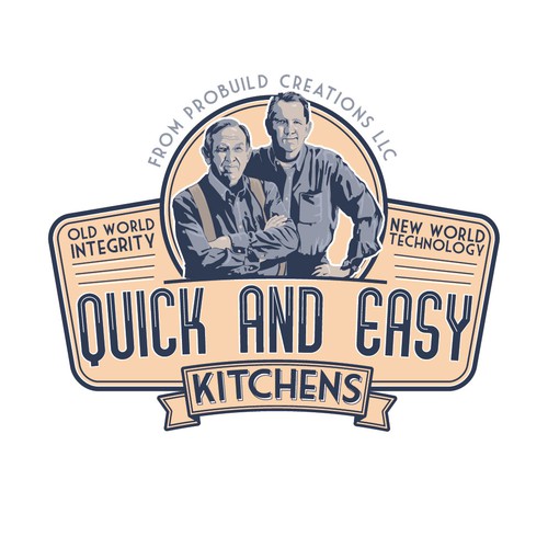 Old world integrity. New world technology. Create a retro logo for ...