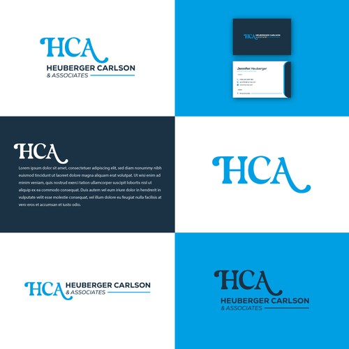 Designs | HCA Letter Logo for Female Accounting Firm with Clean | Logo ...