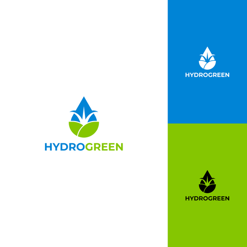 Designs | Sleek bold logo for hydroseeding company water droplet/grass ...