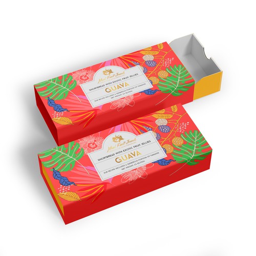 Premium packaging for unique Shortbread with Exotic Fruit Jellies ...