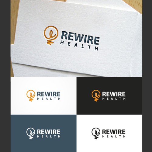 Rewire Health - innovative healthcare technology company logo/brand ...