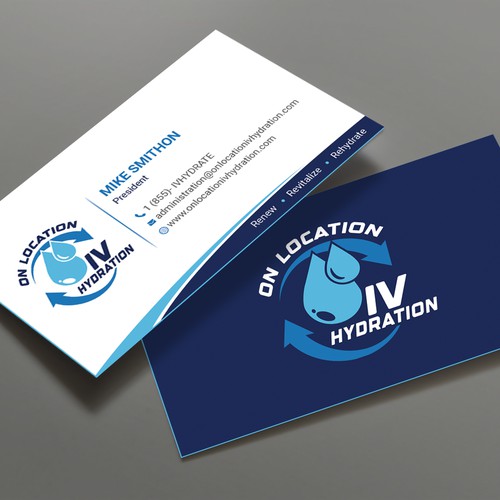 Designs | Design an appealing yet professional business card for IV ...