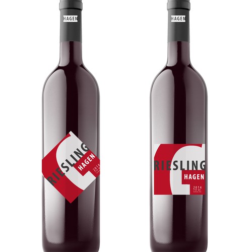 Create a tight and modern German riesling label | Product label contest