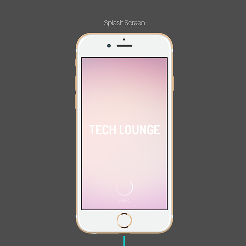 Tech Lounge App | App design contest