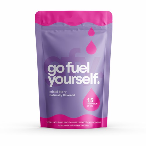 Designs | Hydration pouch striving to be the focal point of a shelf ...