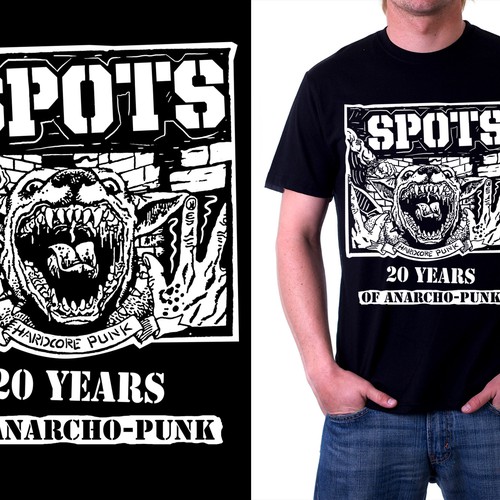 20 years anniversary T-Shirt for hardcore punk band | T-shirt contest