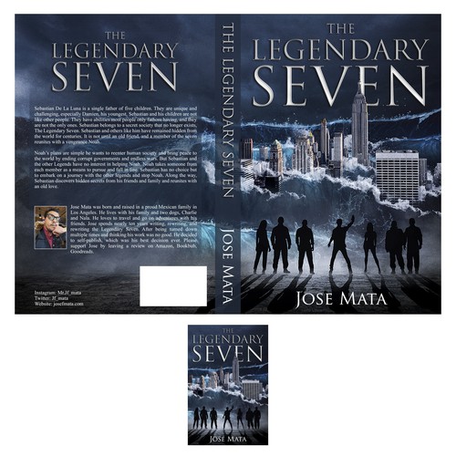 Designs | The Legendary Seven | Book cover contest