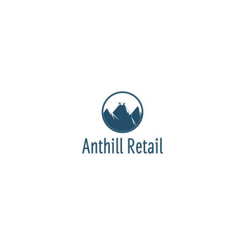 A logo for Anthill Retail (bringing synergy with experts working hard ...