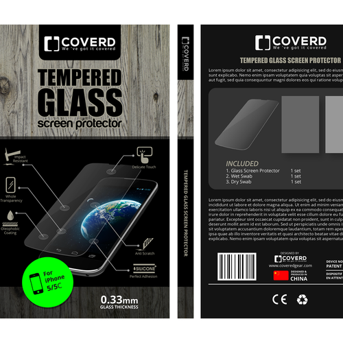 Designs | Design packing for Glass Screen Protector | Product packaging ...