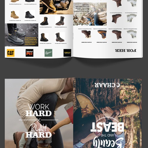 Design a footwear catalog cover | Other book or magazine contest