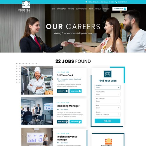Designs | Design tech forward hotel management website for eco ...