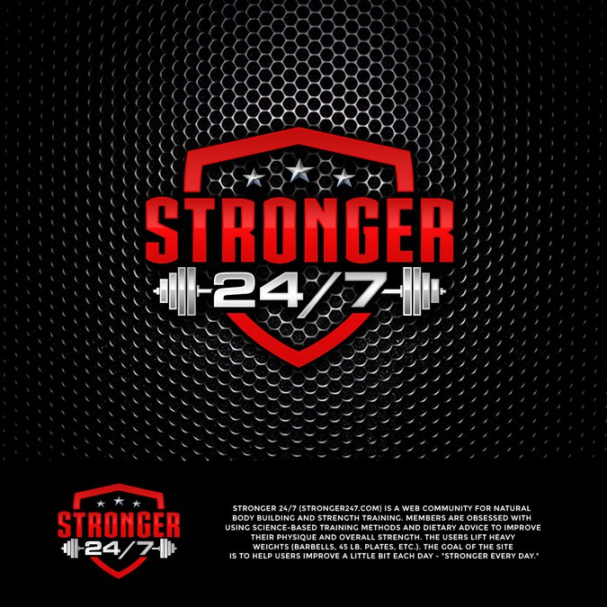 Fitness (Barbell Strength Training) Website Needs Powerful Logo | Logo ...