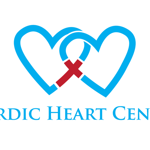 A logo for Heart Clinic with name "Nordic Heart Center" | Logo design ...