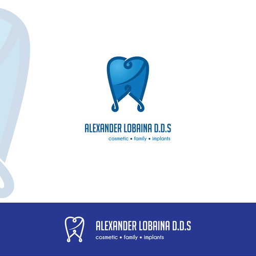 Sophisticated & Clever Logo for Lobaina Dental Care | Logo design contest