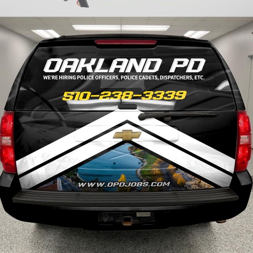 Designs | Recruiting Vehicle Wrap for City of Oakland PD | Car, truck ...
