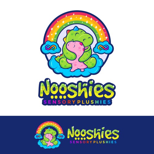 Designs | Design a Cute and Cuddly Logo for a Weighted Dinosaur Plushie ...