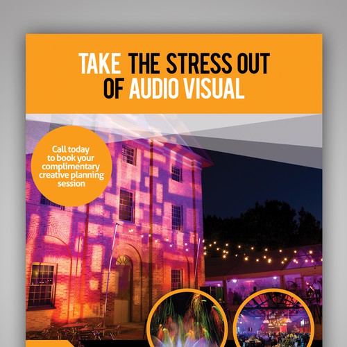 Event AV Company Print Magazine Ad | Postcard, flyer or print contest