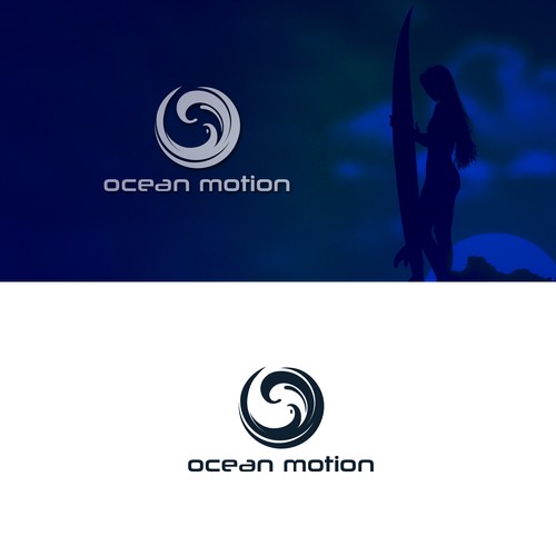 Create a logo depicting love of the ocean for Ocean Motion-water sports ...