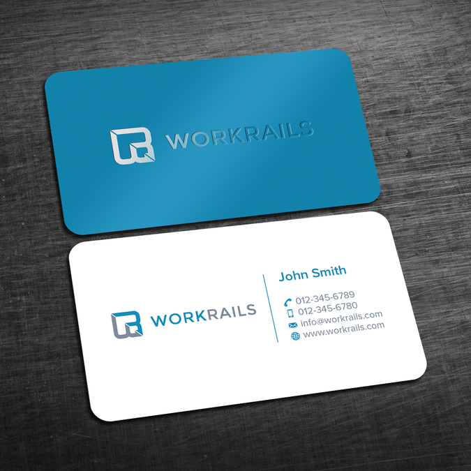 Design a modern Workrails Business Card | Business card contest