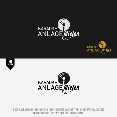 Designs | Gestalte ein modernes Karaoke Anlagen mieten Logo, was Lust ...