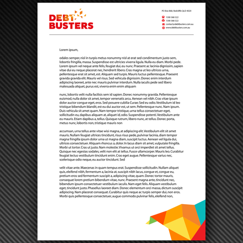 Create a digital letterhead and email signature for our rebranded ...