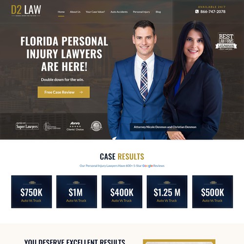 Designs | Sleek and modern Attorney website | Web page design contest