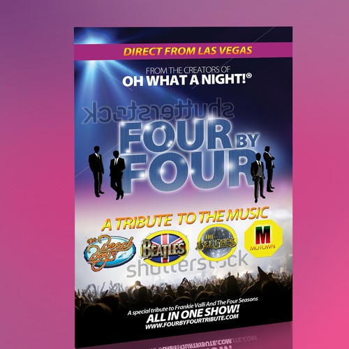 Four By Four - Concert Tour Poster for Brand New Show | Postcard, flyer ...