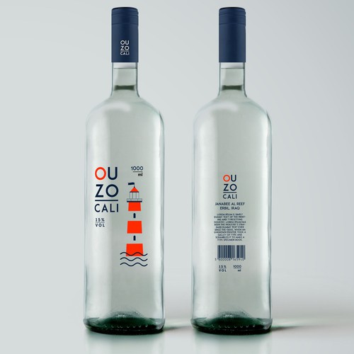Design a sophisticated bottle packaging for Ouzo Cali | Product ...