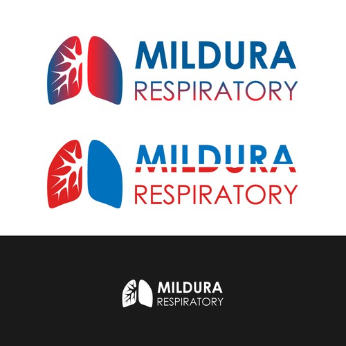 Create a professional, sophisticated logo for a lung function testing ...