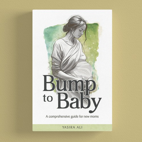 Designs | Design a pregnancy book cover for first time moms | Book ...