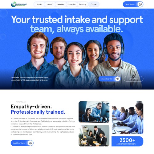 Designs | Communicare Website Design | Web page design contest