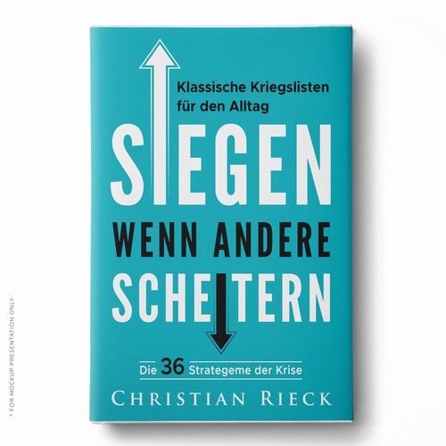 Designs | Emblematic cover for a book about the use of war tactics in ...