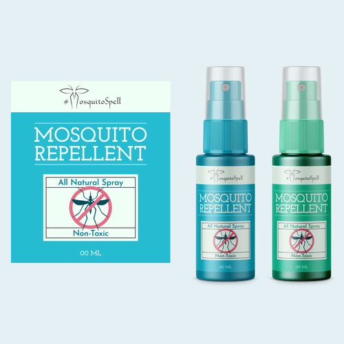 Please Create a Label of a ALL Natural Mosquito Repellent Spray ...