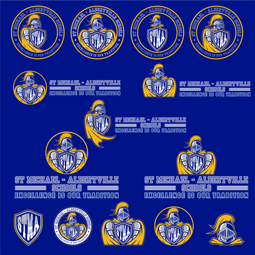 School Sports team needs Powerful Modern version of Knight /STMA Logo ...