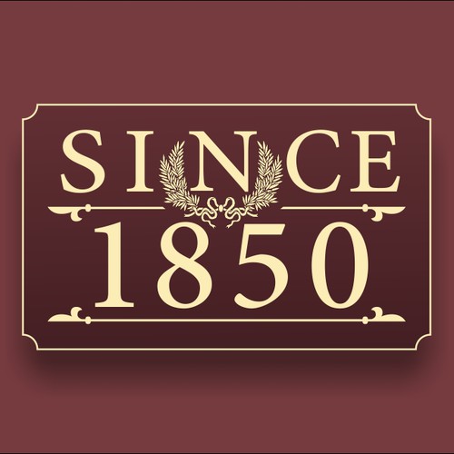 Create THE logo for a French Antique Merchant established SINCE-1850 ...