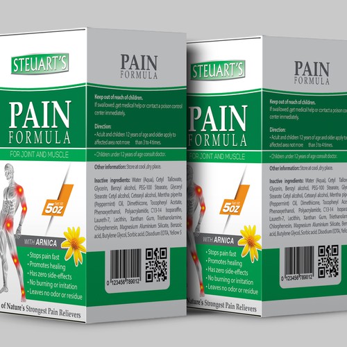Pain Formula Packaging Design | Product packaging contest