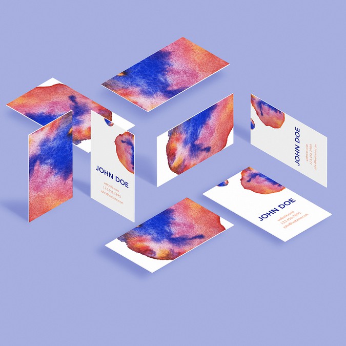 Create a bold, minimal and modern design template | Business card contest