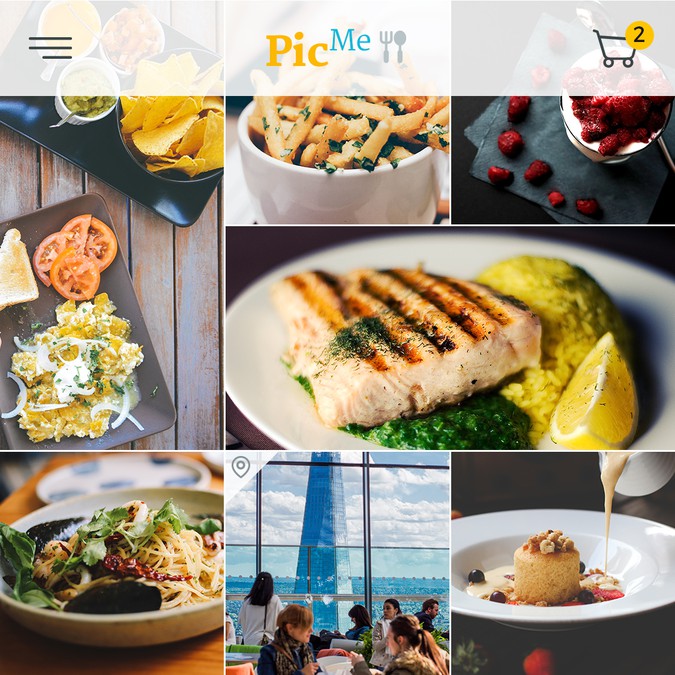 Design a **BEAUTIFUL** mobile app for PicMe | App design contest