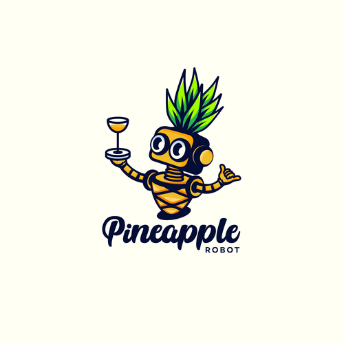 Designs | Pineapple Robot Bar in Maui needs a LOGO!!! | Logo design contest