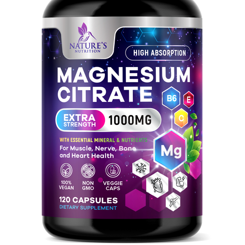 Designs | Premium Magnesium Citrate Design needed for Nature's ...