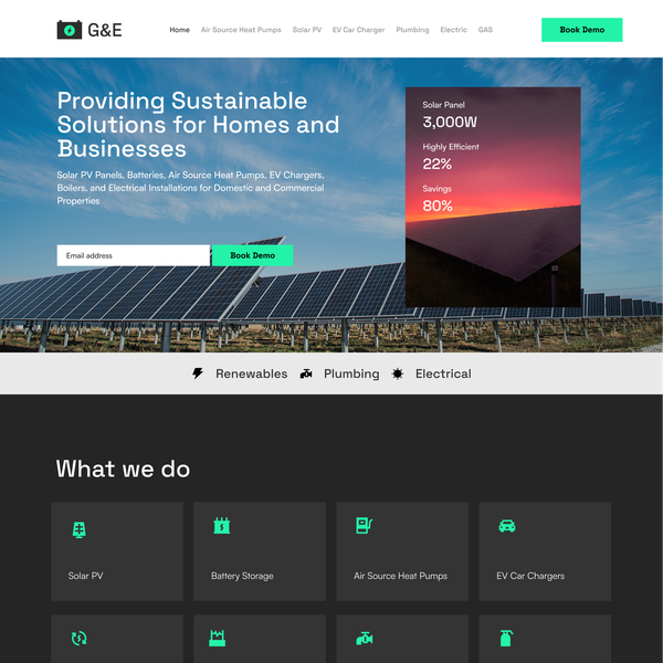 Simple and modern landing page design | Landing page design contest ...