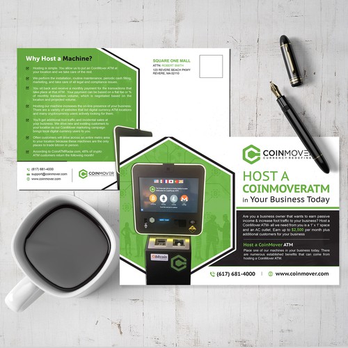 Design a Business-to-Business Direct Mail Postcard for Bitcoin/Crypto ...