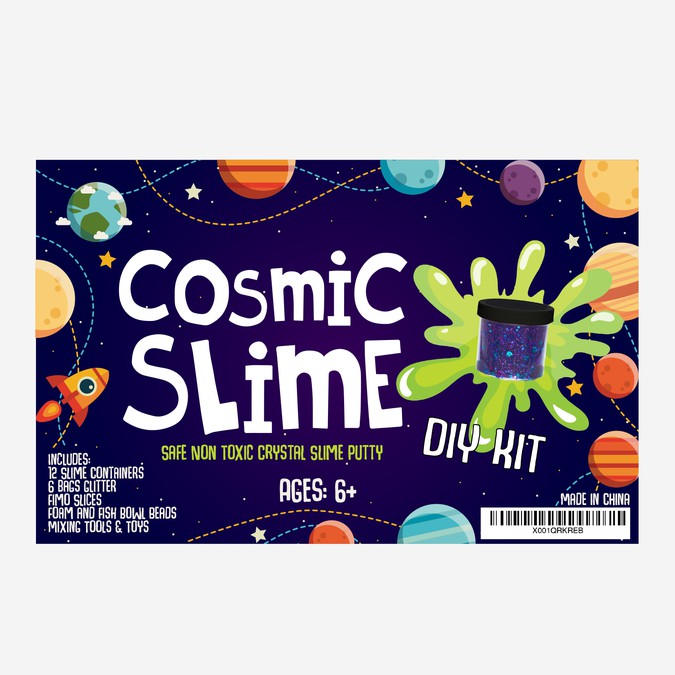 Need Playful Label for DIY Slime Kit | Product label contest