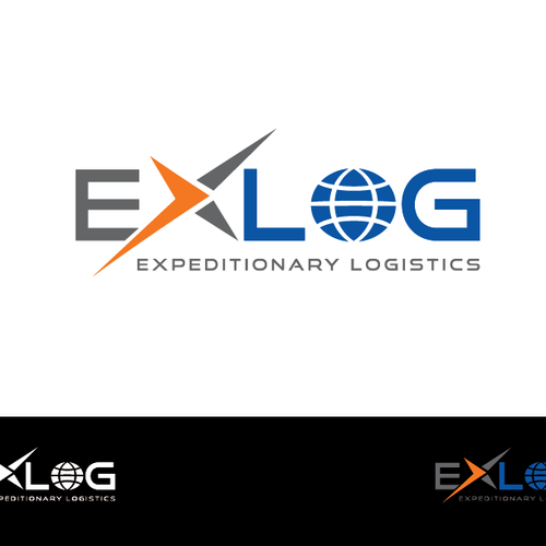 Create a compelling logo for ExLog, an expeditionary logistics company ...
