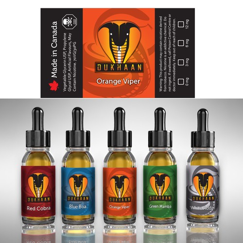 Creative E-Liquid Label Design Needed | Product label contest