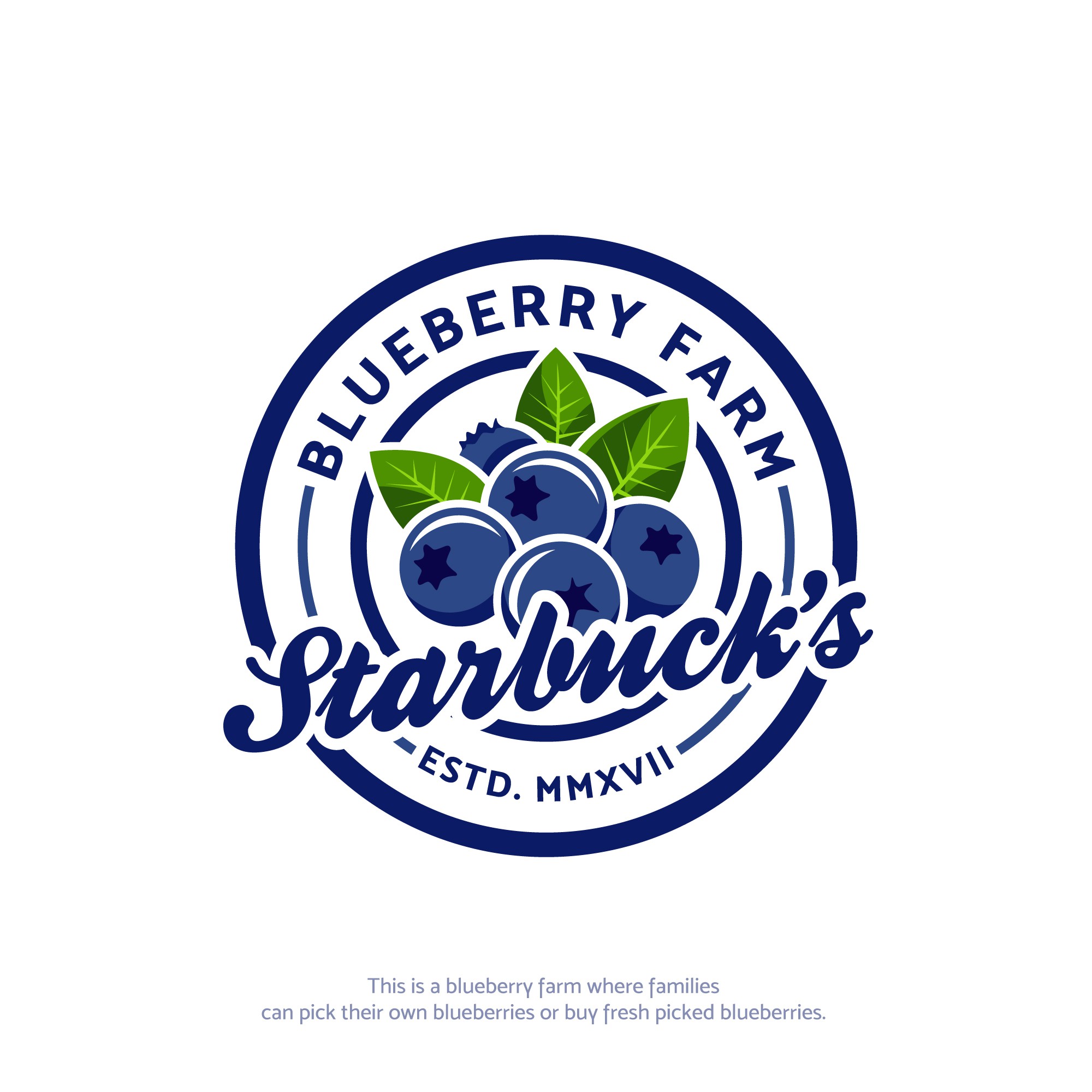 Blueberry Logos - Free Blueberry Logo Ideas, Design & Templates