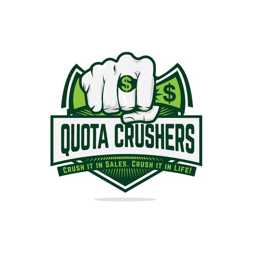 Design a powerful logo for The Quota Crusher! | Logo design contest