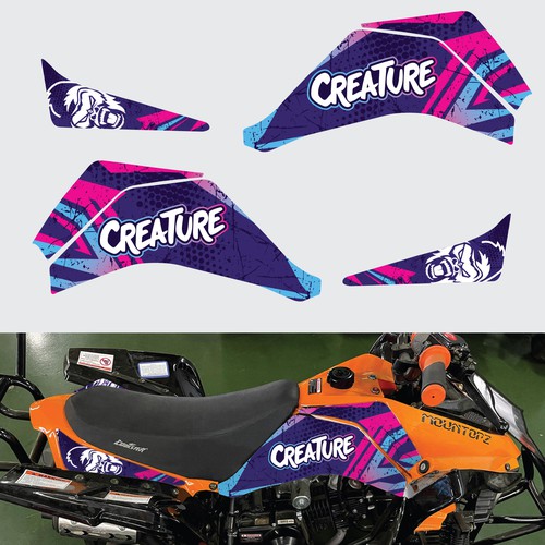 Designs | ATV Labels | Car, truck or van wrap contest