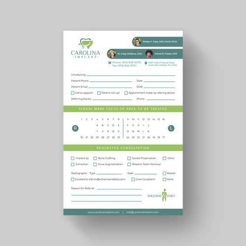 Design a cool referral pad for a growing dental practice! | Other ...