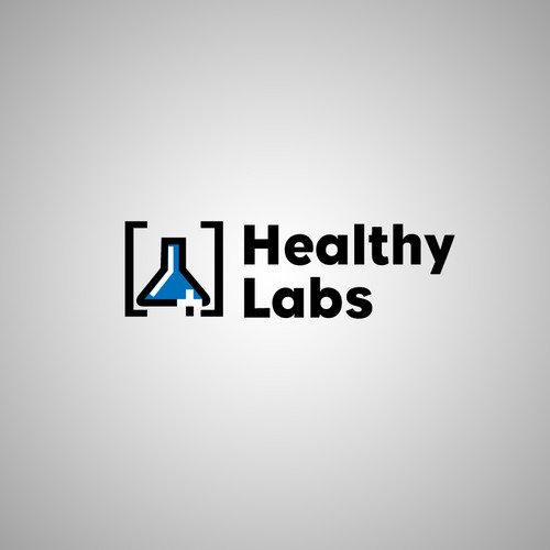Design a SIMPLE 2D BEAKER Logo for HEALTHY LABS | Logo design contest
